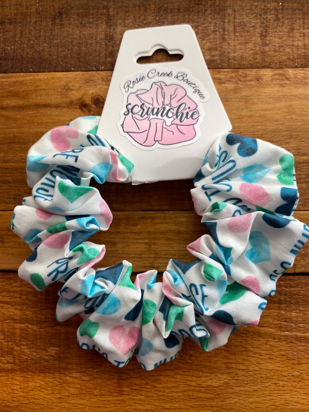 Proud Nurse Hair Scrunchie | Nurse Premium Print Fabric Hair Tie ...