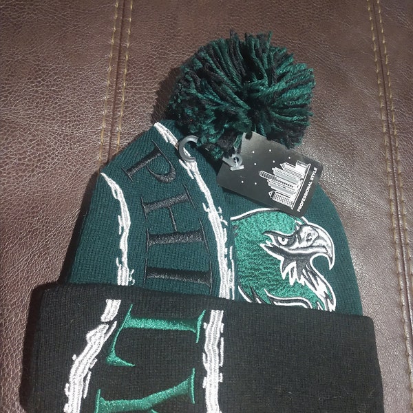 Philadelphia Eagles Skull Cap - Etsy