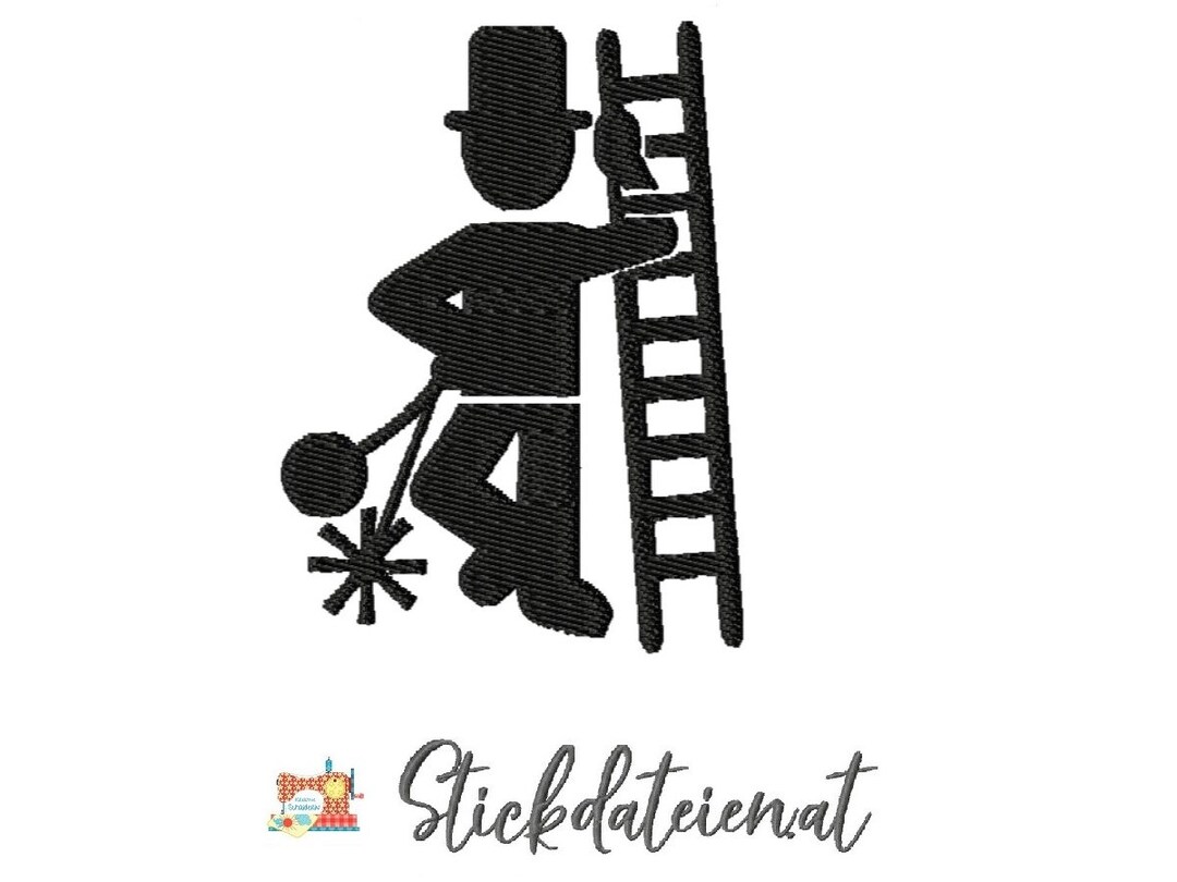 Embroidery File Chimney Sweeper, Embroidery File 10x10, Lucky Charm ...