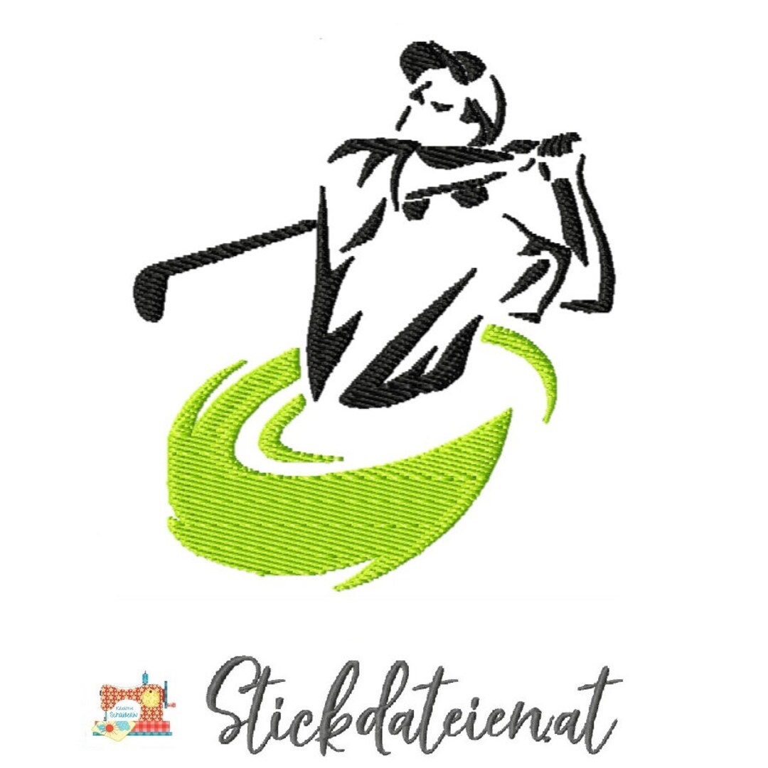 Golf Embroidery File, Embroidery File for Frame Size 10x10, Sports ...