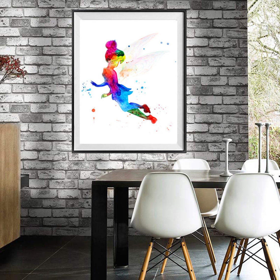 Tinker Bell Art Print Disney Watercolor Print Disney - Etsy