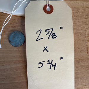 Blank Manila Tags Set: Large Pre-strung Reinforced Paper Tags - Etsy