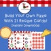 Build Your Own Pizza With Recipe Cards, Pretend Play, Dramatic Play ...