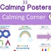 33 Calming Corner Bundle, SEL Classroom Posters, Social Emotional ...