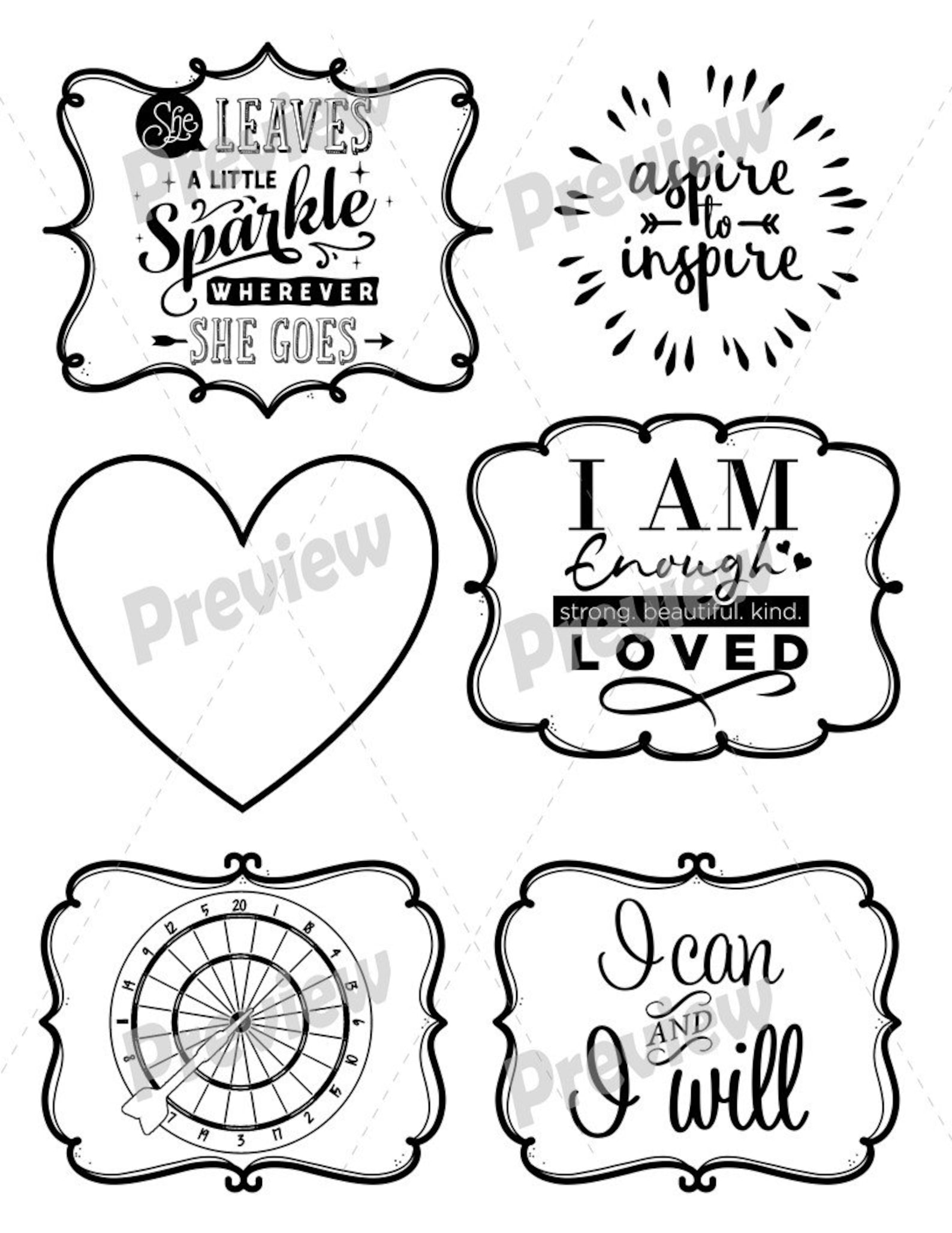 Vision Board Words/ Vision Board Bundle/law of Attraction/manifesting ...