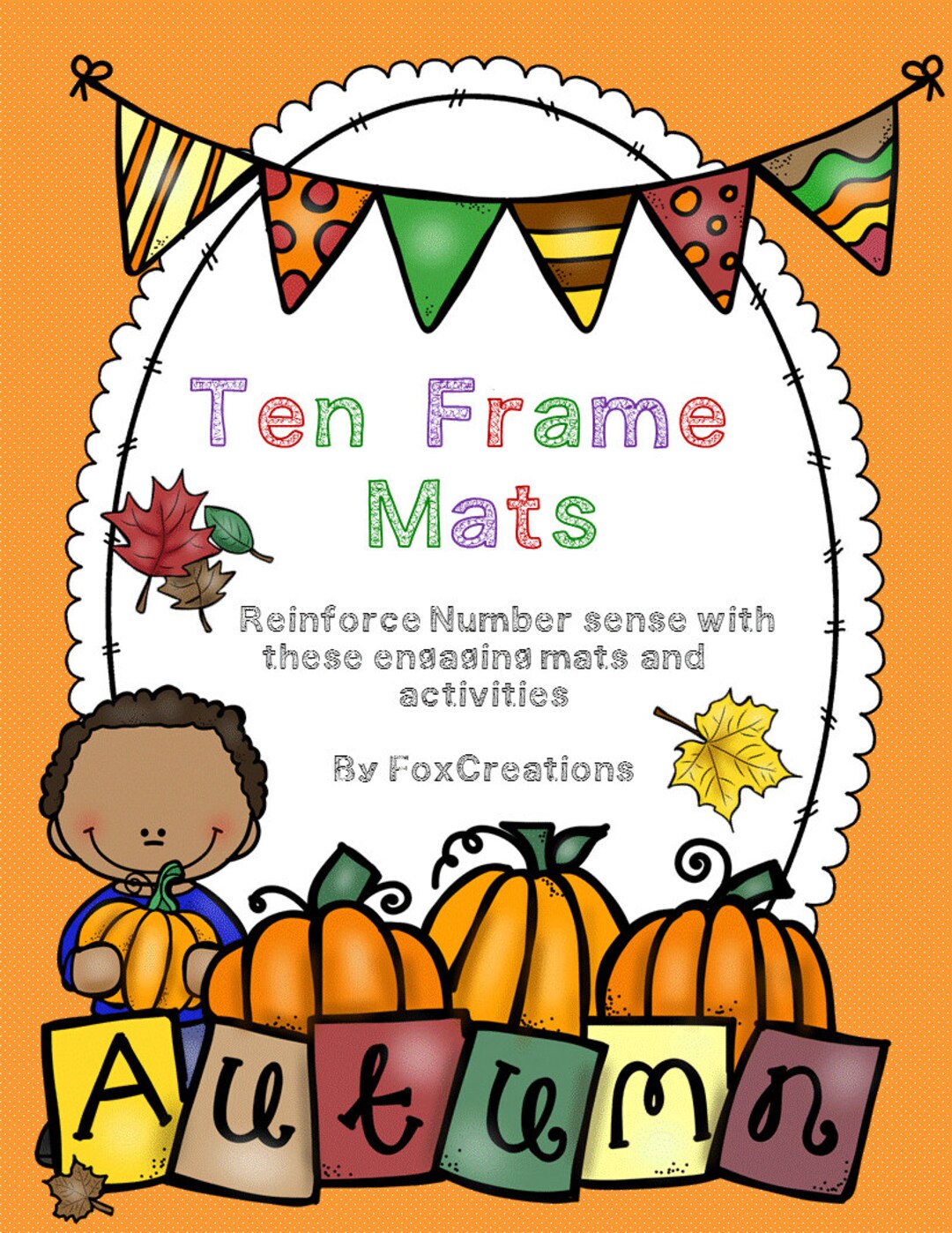 Fall Ten Frames With Activities Teaching Resource - Etsy
