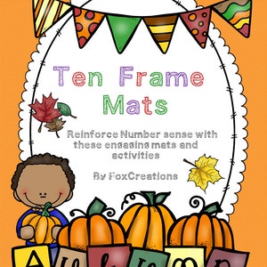Fall Ten Frames With Activities Teaching Resource - Etsy