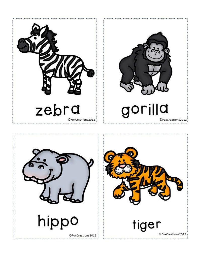 172 Noun Cards With Pictures/ Language Cards/ Build Vocabulary Cards - Etsy