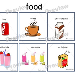 Food Choice Boards, Visual Board Communication, Special Needs, Food ...
