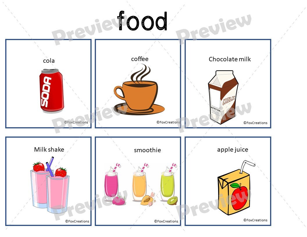 Food Choice Boards, Visual Board Communication, Special Needs, Food ...