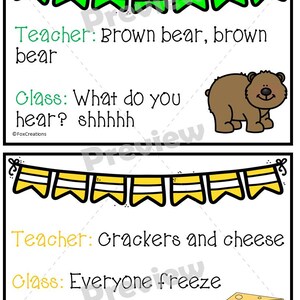 Call and Response Cards Classroom Expectations Classroom Participation ...