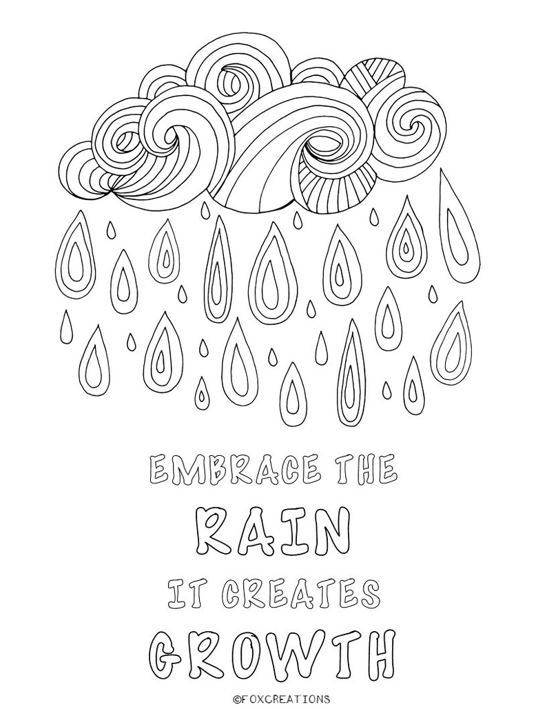 12 Positive Affirmations Mindful Coloring Sheets Instant Download Etsy