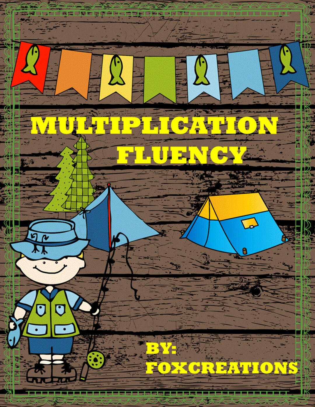 Multiplication Fluency Math Center Camping Theme - Etsy