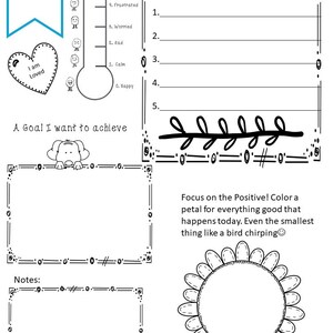 Kids Emotional Tracker, Journal, Planner, ADHD, Symptom Tracker, Kids ...