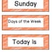 Days of the Week Printable Months of the Year Educational Label Cards ...