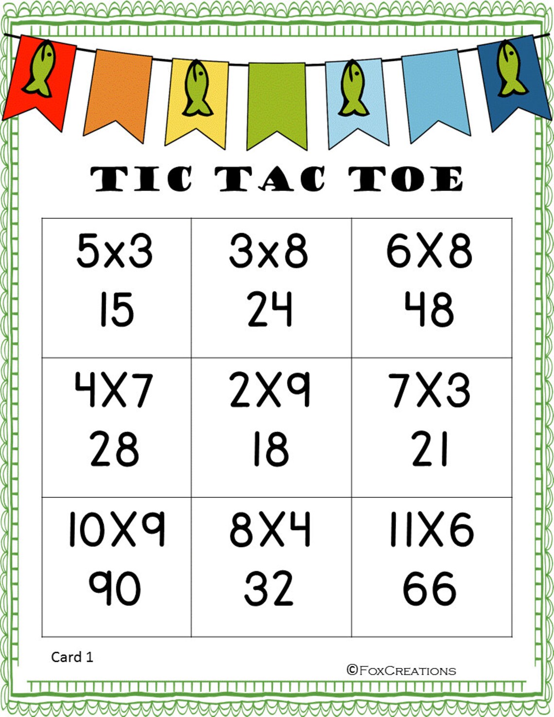Multiplication Fluency Math Center Camping Theme - Etsy