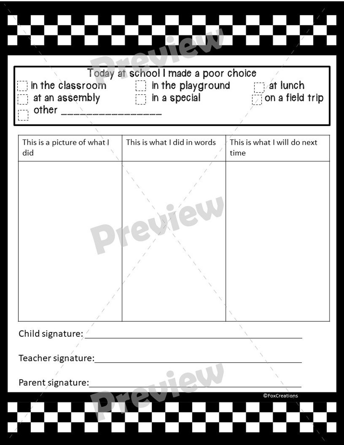 Visual Behavioral Supports/special Education Resource/ Autism/behavior ...
