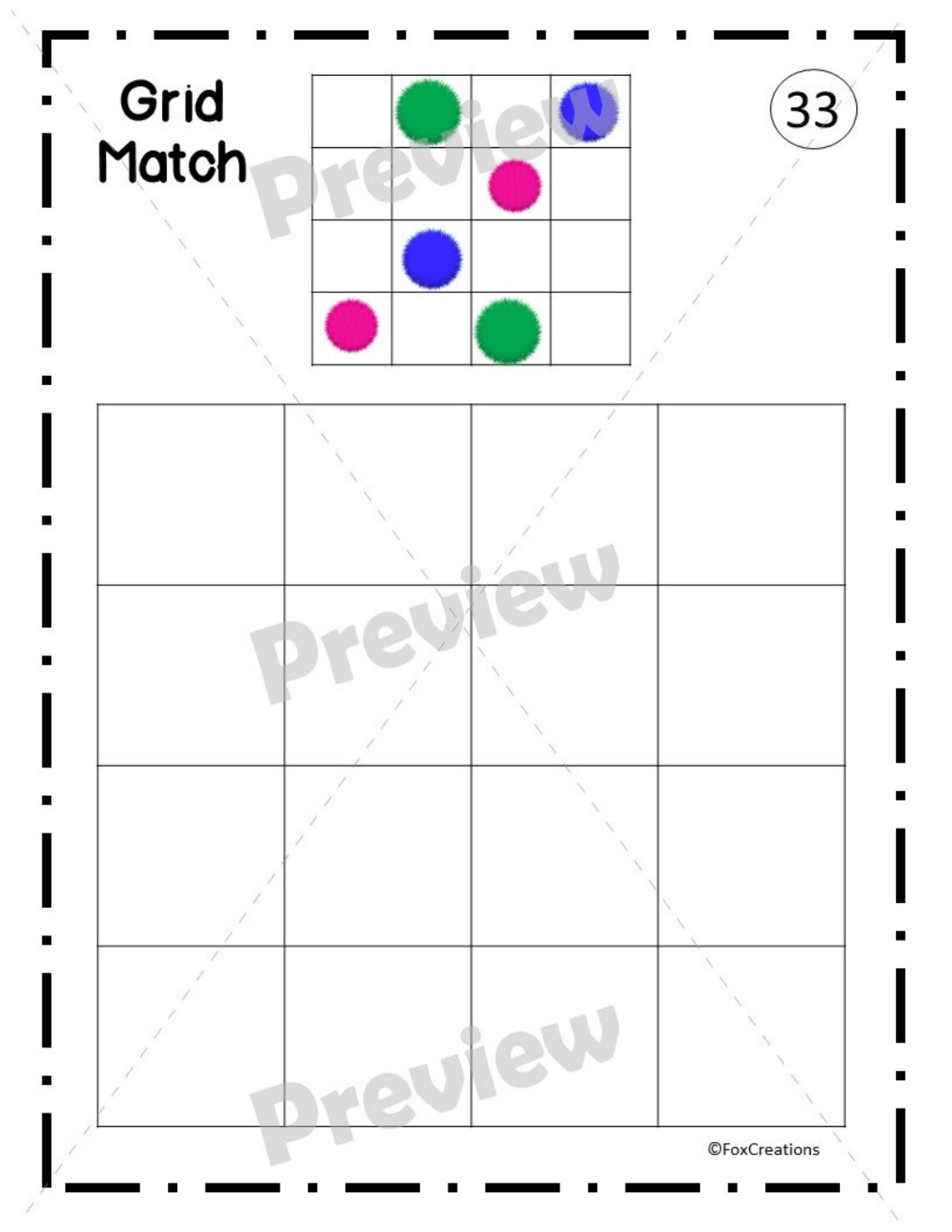 Visual Discrimination Task Cards/spatial Reasoning Games/ Early ...