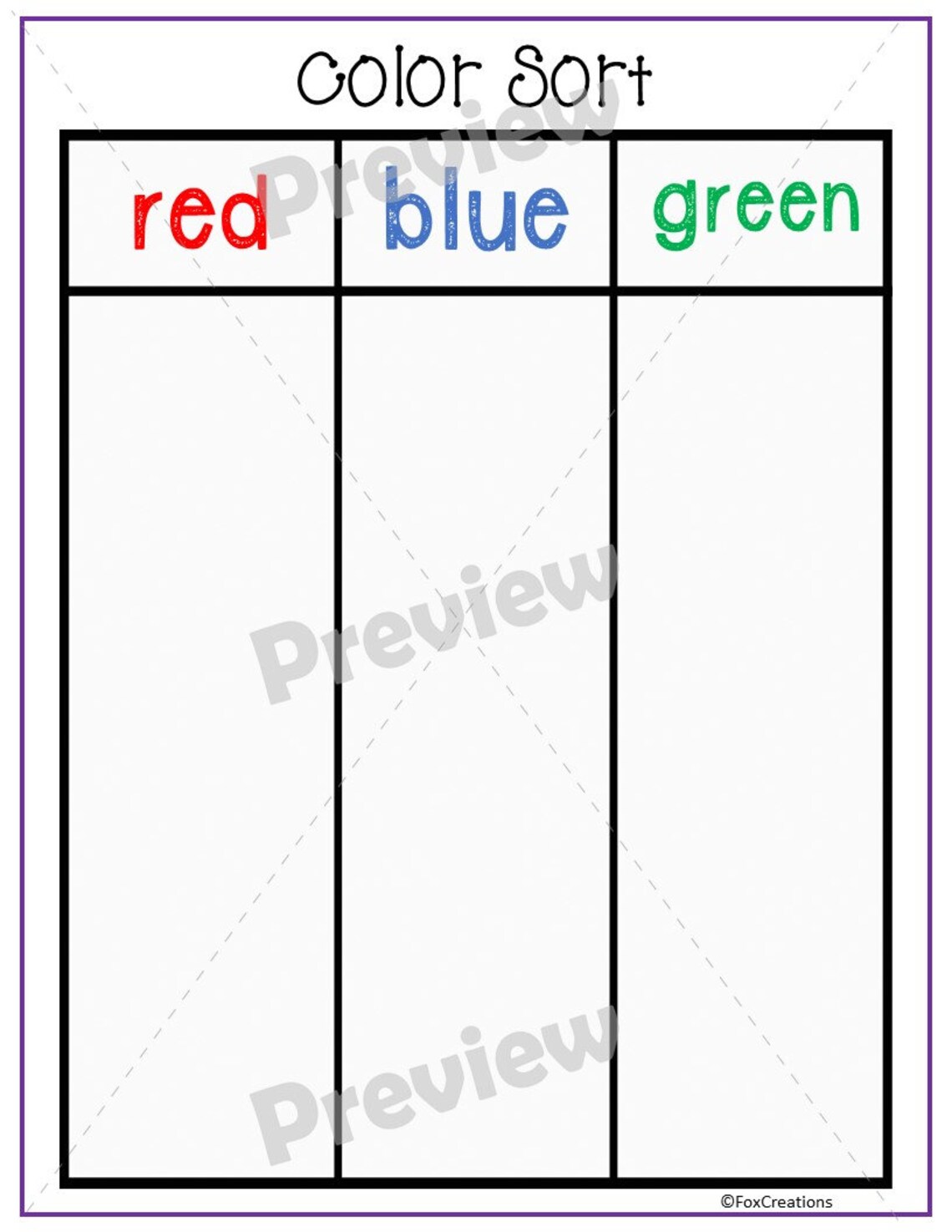 Color Matching File Folders, Task Cards, Preschool Centers, Special ...