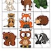 30 Animal Puzzles for Kids, Printable Animal Puzzles, Fine Motor, Early ...