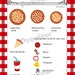 Pretend Play Menus, Restaurant Play, Kids Menu, Pizza Menu, Preschool ...