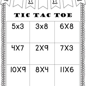 Multiplication Fluency Math Center Camping Theme - Etsy