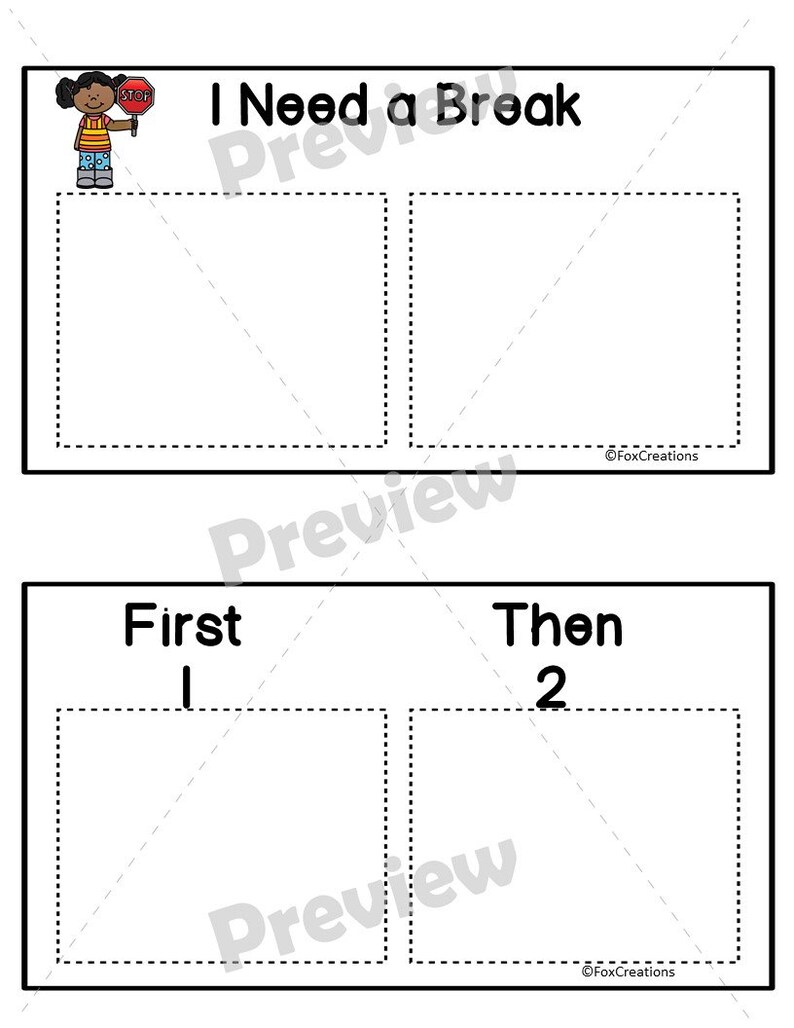 Visual Behavioral Supports/special Education Resource/ Autism/behavior ...