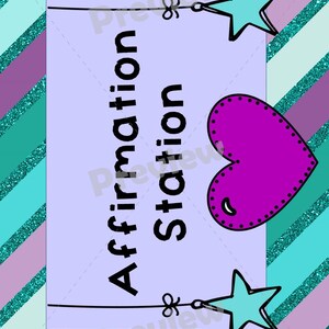 Affirmation Station, Positive Classroom Management, SEL - Etsy