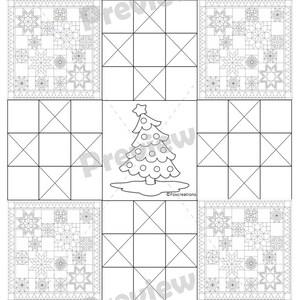 QUILT LOVERS COLORING / Adult Coloring Pages/ 31 Quilt Designs to Color ...