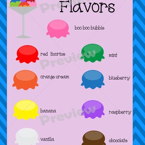 Digital Build Your Own Ice Cream From a Recipe, Dramatic Play, Pretend ...