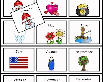 Months of the Year Wheel Seasons Printable Activity Pack Kids Learning ...