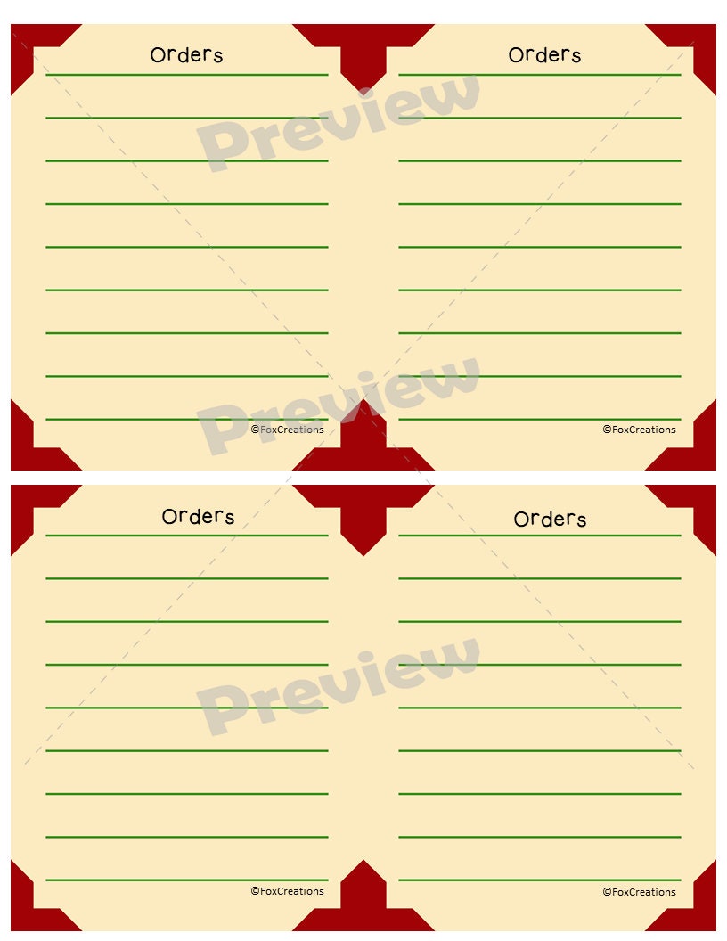 Build Your Own Pizza With Recipe Cards, Pretend Play, Dramatic Play ...