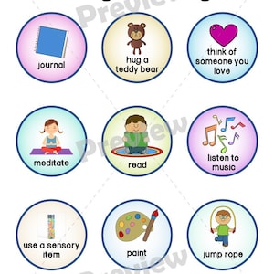33 Calming Corner Bundle, SEL Classroom Posters, Social Emotional ...