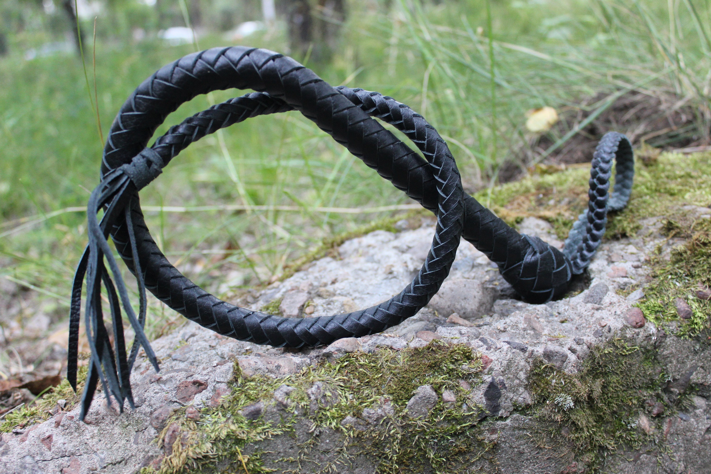 BDSM Leather Whip Knout | Etsy