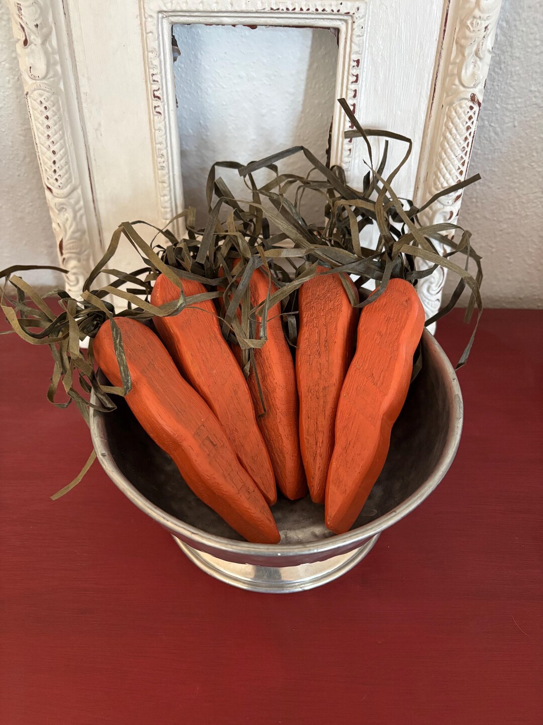 Rustic Carrots, Farmhouse Carrot Decorations, Easter Table Decor - Etsy