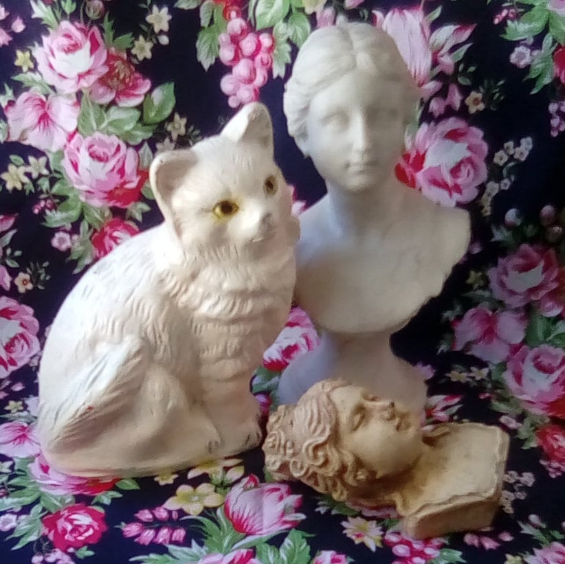 Vintage Chalkware Kitty/Cat Bank - Etsy.de