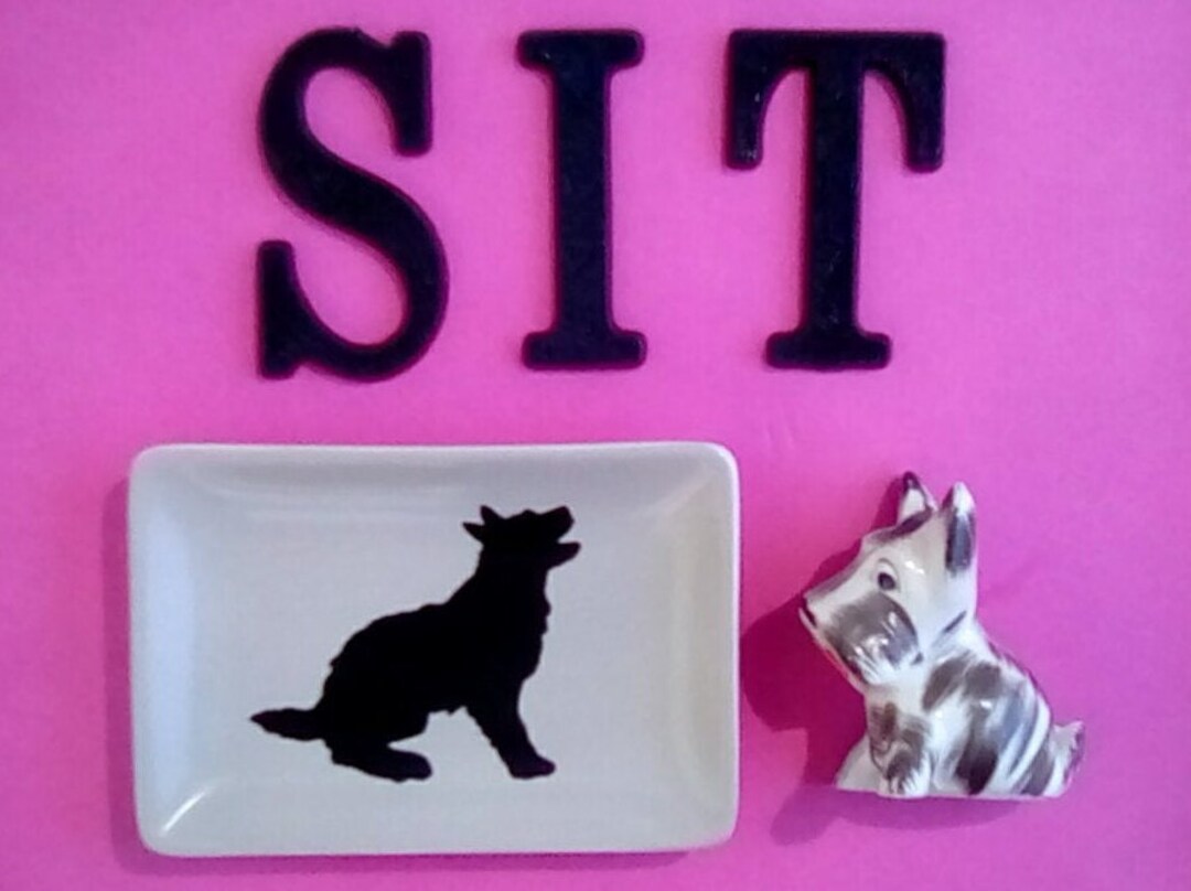 Vintage Black Letters Spelling SIT - Etsy