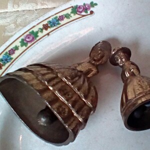 Southern Bell/victorian Lady Brass Dinner Bell - Etsy