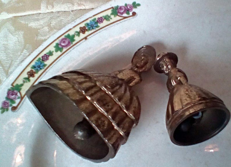 Southern Bell/victorian Lady Brass Dinner Bell - Etsy