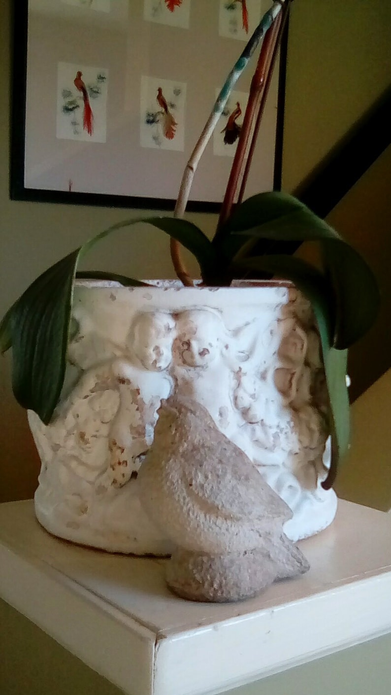 Small Stone Home/Garden Bird | Etsy