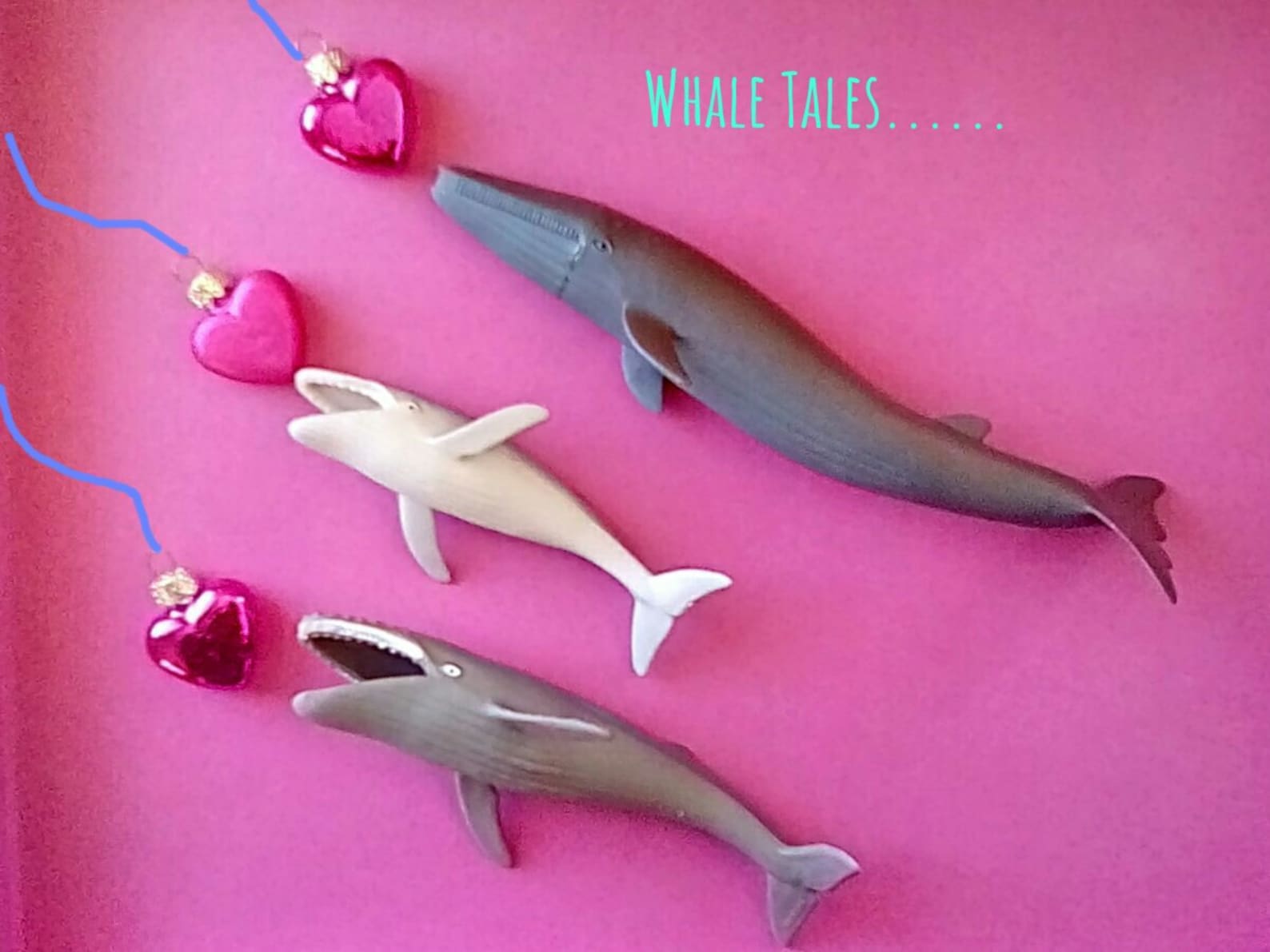 Plastic Whale Figures Three Plastic Whales Plastic Toy - Etsy