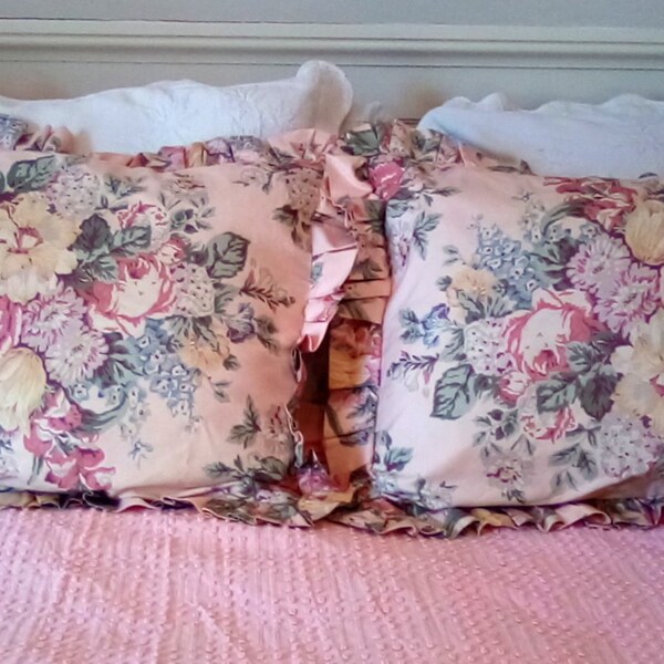 Cabbage Rose Pillow - Etsy