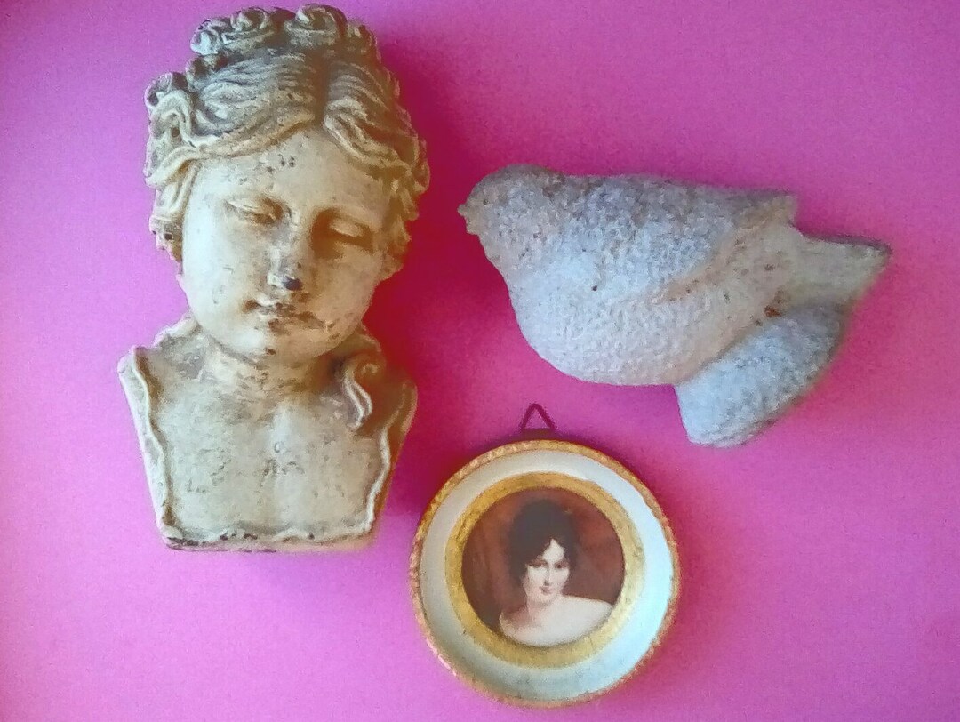 Small Stone Home/garden Bird - Etsy