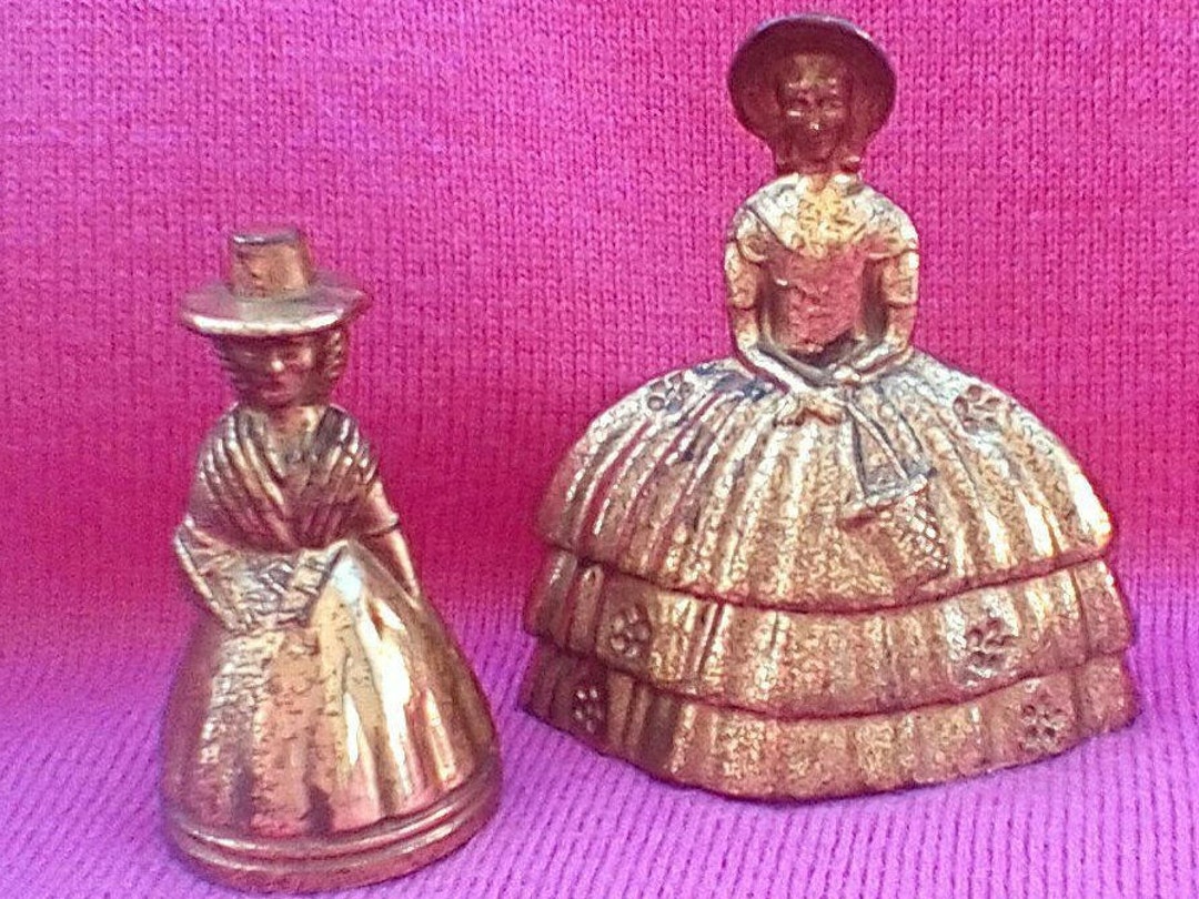 Southern Bell/victorian Lady Brass Dinner Bell - Etsy