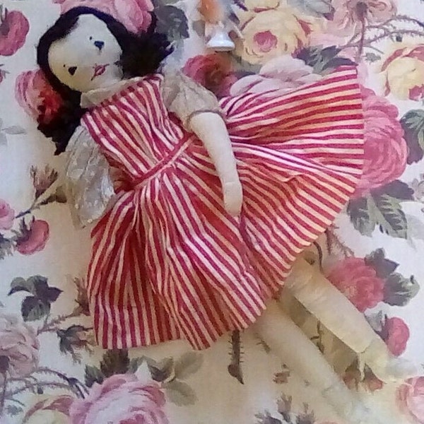 Vintage Rag Doll - Etsy