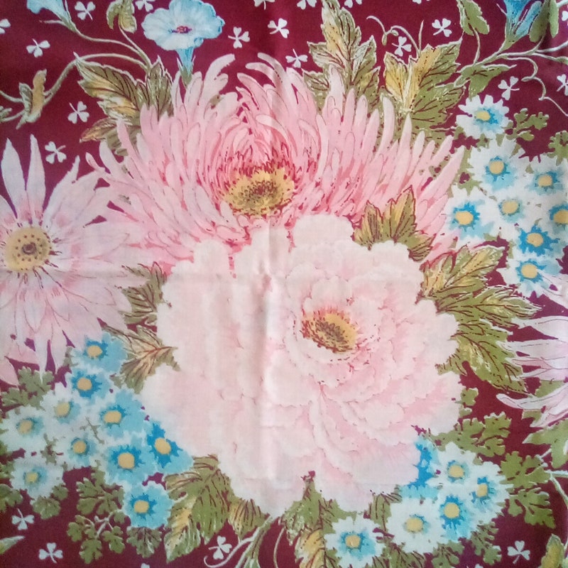 Floral Chintz Fabric - Etsy