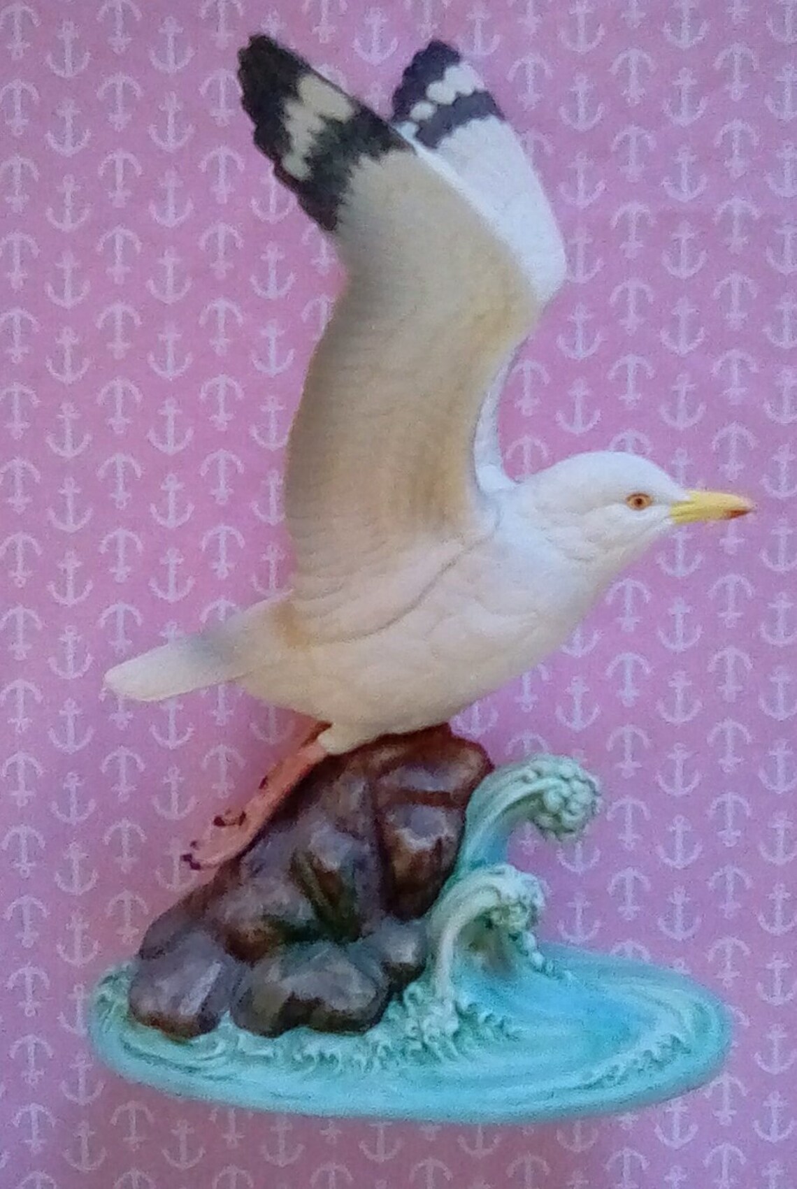 Porcelain Bisque Herring Sea Gull Figurine by Andrea by Sadek - Etsy UK