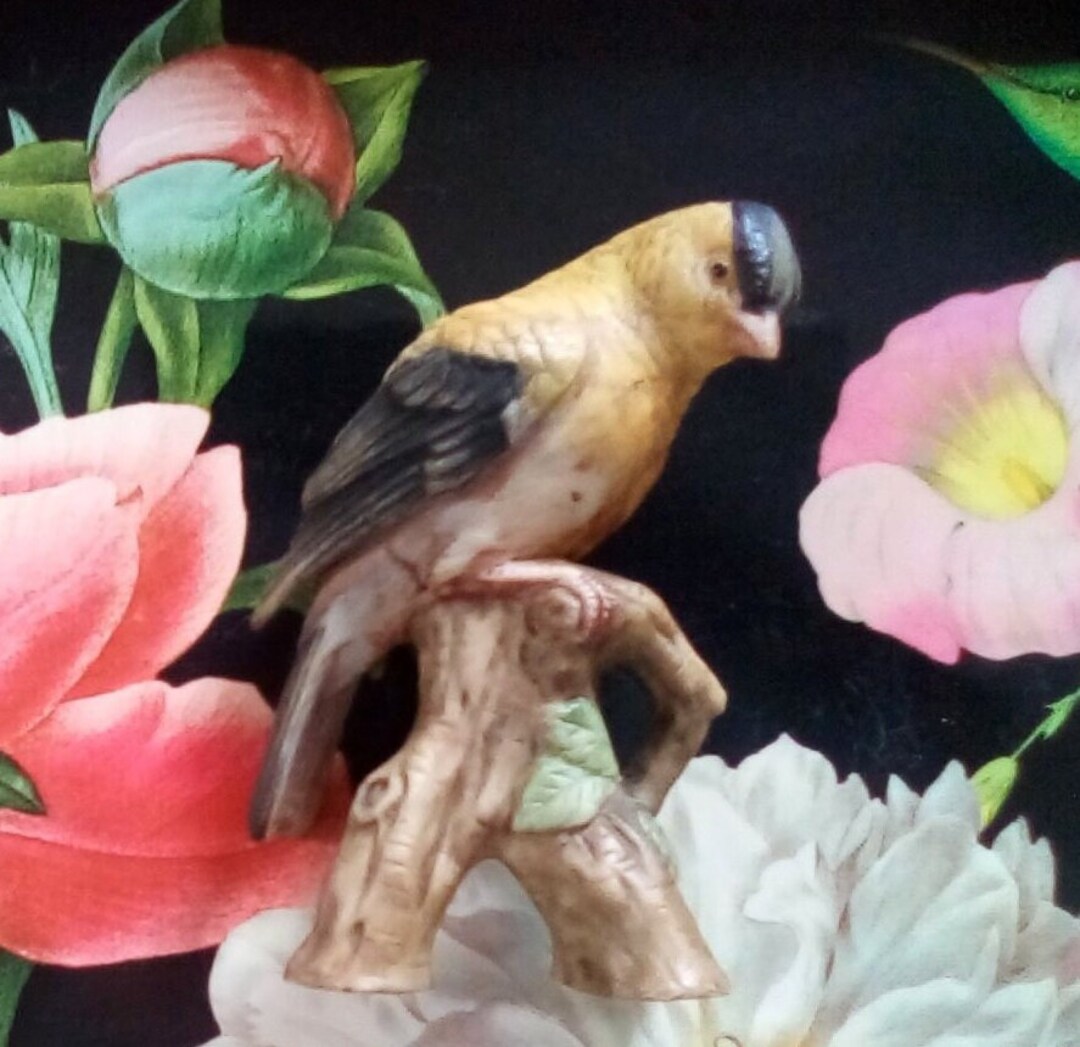 Gold Finch Bird Figure/ Figurine - Etsy