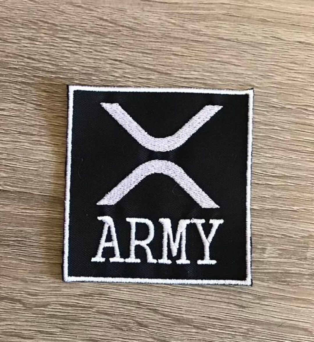 XRP Army Patch, Crypto Patch, Cryptocurrency Patch, XLM, XRP, Lobstr ...