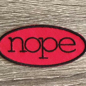 Nope Patch, No Way, Negative, Statement Patch, Feminist Patch, Fun ...